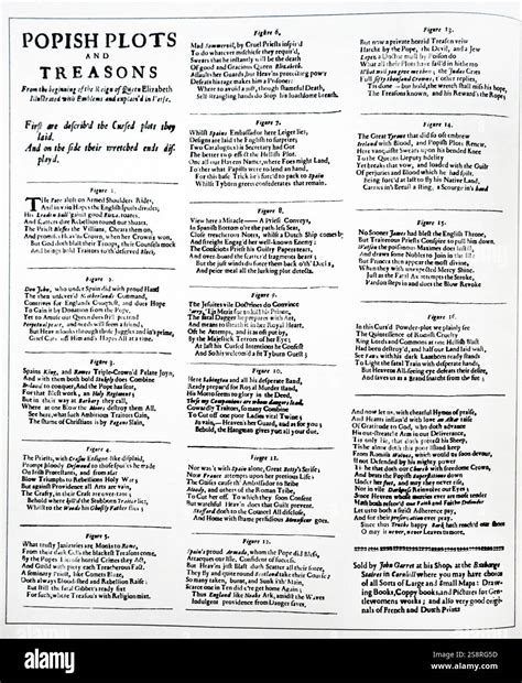 Printing Of The The Popish Plots And Treasons The Popish Plot Was A