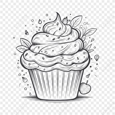 Contorno Cupcake Png