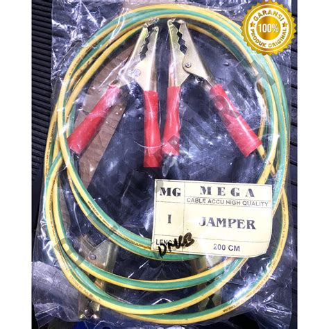 Jual Kabel Jumper Jamper Kabel Aki Mobil Kabel Accu Kuning Hijau Tebal Kuat Cm Meter