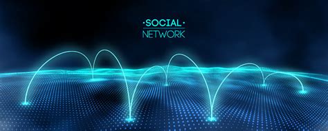 네트워크 개념 파란색 벡터 일러스트레이션 미래 지향적 인 육각 벡터 일러스트레이션 미래 지향적 인 육각 벡터 일러스트레이션