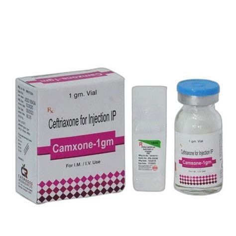 1gm Ceftriaxone Camxone Injection At ₹ 30vial Ceftriaxone Sodium