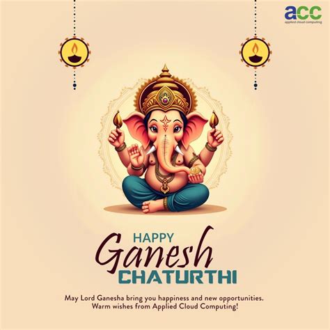 Ganeshchaturthi Wisdom Prosperity Success Blessings Appliedcloudcomputing Acc Applied