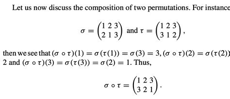 Basic Permutation Example Factorial Introduced Abstract Linear