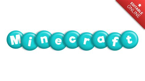 Minecraft Stylish On Turquoise Blue Candy Text Effect Generator