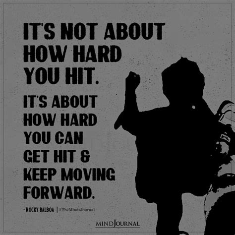 Its Not About How Hard You Hit Rocky Balboa Quotes