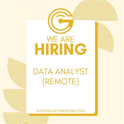 Remote Dataanalyst Remotework Hiring Datascience Remotejobs Golden Customer Care® 13