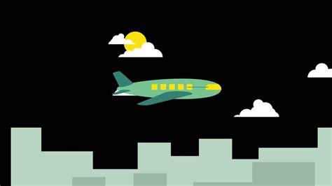 Animated Airplane Stock Video Footage For Free Download