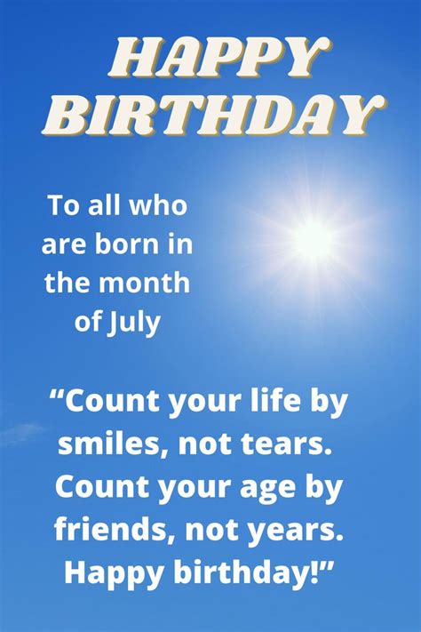 Happy Birthday Wish Birthday Month Quotes Happy Birthday Wishes