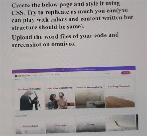 Solved Create The Below Page And Style It Using Css Try To Replicate As 1 Answer