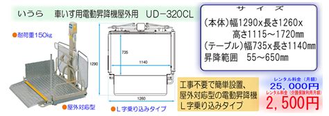 いうら 車いす用電動昇降機屋外用 Ud 320cl 【有限会社 アクト】和歌山の福祉・介護用具レンタル 販売｜住宅改修 介護リフォーム