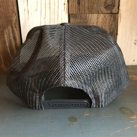 Hermosa Beach As Real As The Streets High Crown Trucker Hat Charcoal