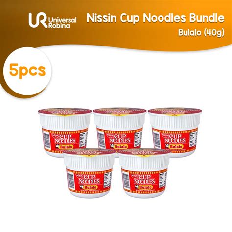 5 X Nissin Cup Noodles Mini Bulalo 40g Lazada Ph