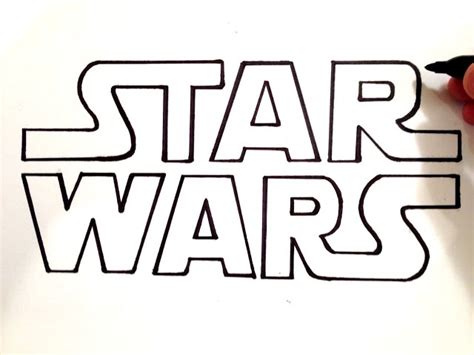 How To Draw Star Wars Logo