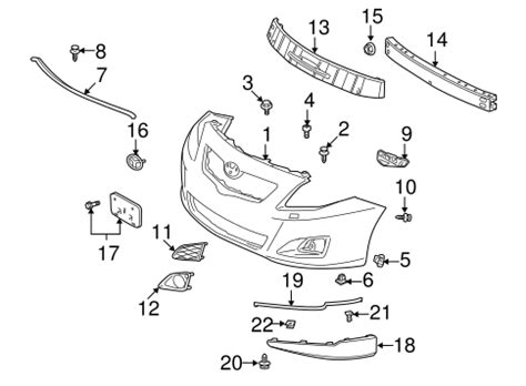 Bumper And Components Front For 2009 Toyota Corolla Longo Toyota Parts