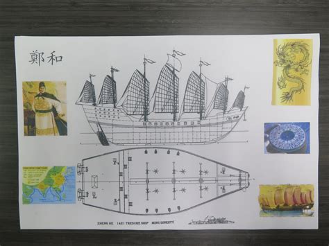 Chinese Treasure Ship Ming Dynasty Zheng He Ebay