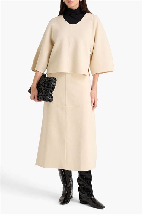 By Malene Birger Calya Wool Felt Blouse The Outnet