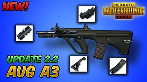 New Aug A3 Update 22 Pubg Mobile Guidetutorial Damage Rate Of Fire