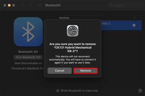 how to disconnect a bluetooth keyboard from a mac
