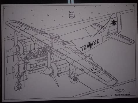 Focke Wulf Ta 154 Moskito By Absurdbr On Deviantart