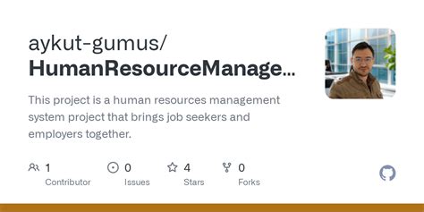 Github Aykut Gumushumanresourcemanagementsystem This Project Is A