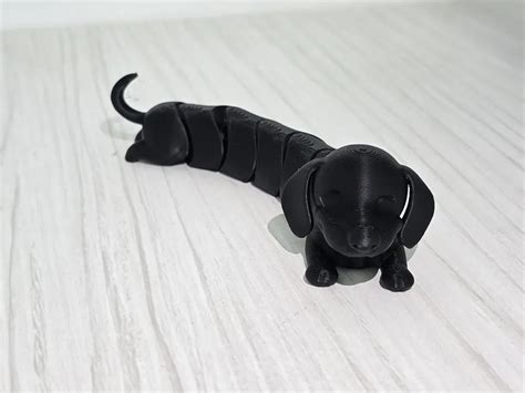Flexi Cute Articulated Dog Free 3d Print Model Makerworld