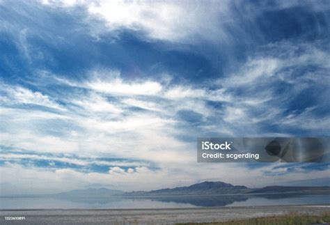 Gran Lago Salado Utah Lago Cielo Arriba 1993 Foto De Stock Y Más Banco