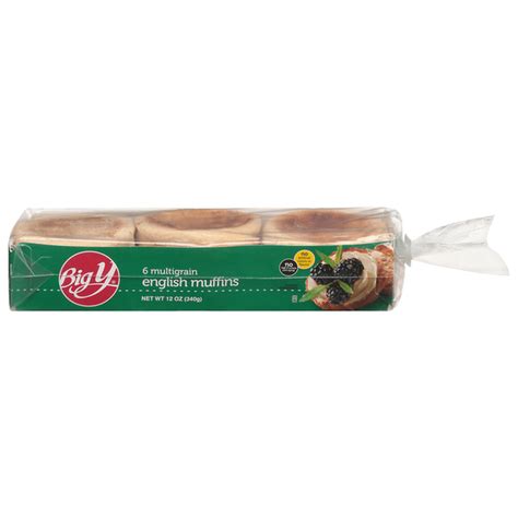 Big Y English Muffins Multigrain 6 Ct Delivery Or Pickup Near Me