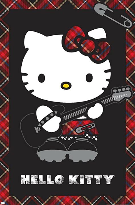 Trends International Hello Kitty 22 Punk Red Wall Poster 2237 X 34