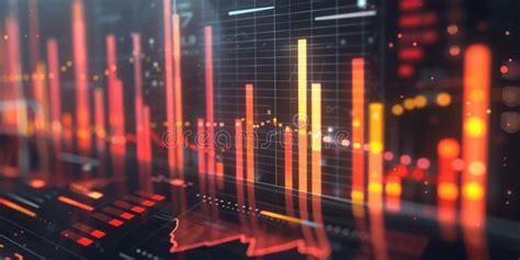 Data Visualization In Marketing With Room For Text Stock Illustration