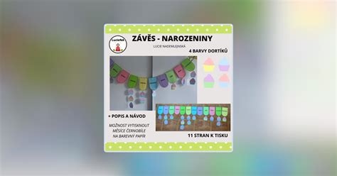 ZÁvĚs Narozeniny Učitelnice