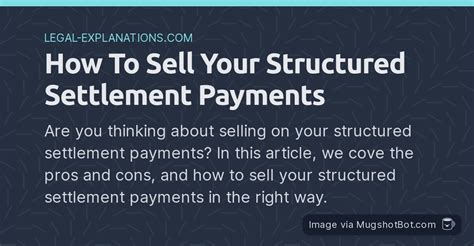 How To Sell Your Structured Settlement Payments