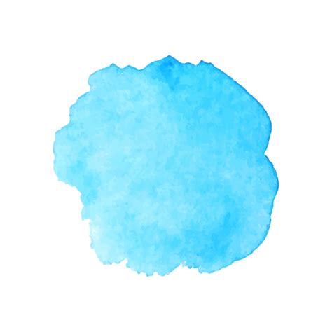 Aquarell Klecks Blau Vektoren Und Illustrationen Zum Kostenlosen Download Freepik