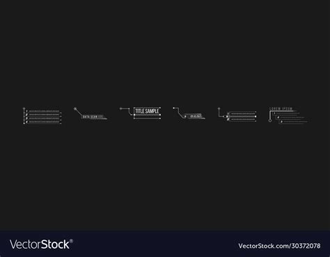 Callout Headers Infographics Royalty Free Vector Image