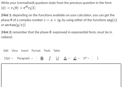 Solved Find The Normalisation Constant A For The Quantum