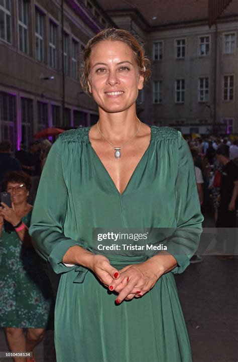 Anja Heyde During The Nineties Vernissage On August 2 2018 In