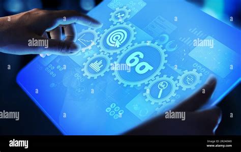 Six Sigma Dmaic Industrial Process Optimisation Concept On Virtual