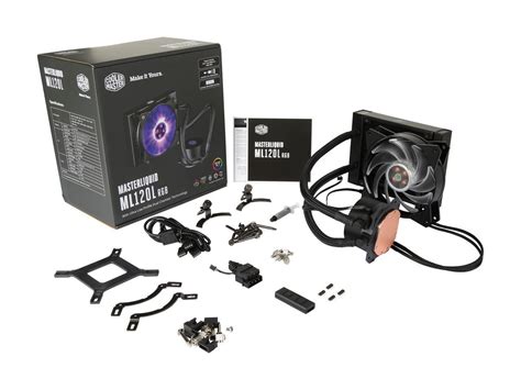 Cooler Master Masterliquid Ml120l Rgb All In One Cpu Liquid Cooler With Dual Chamber Pump Latest