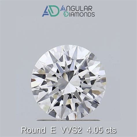 Round E Vvs2 405 Carat Igi Cvd Hpht Lab Grown Created Diamonds Size