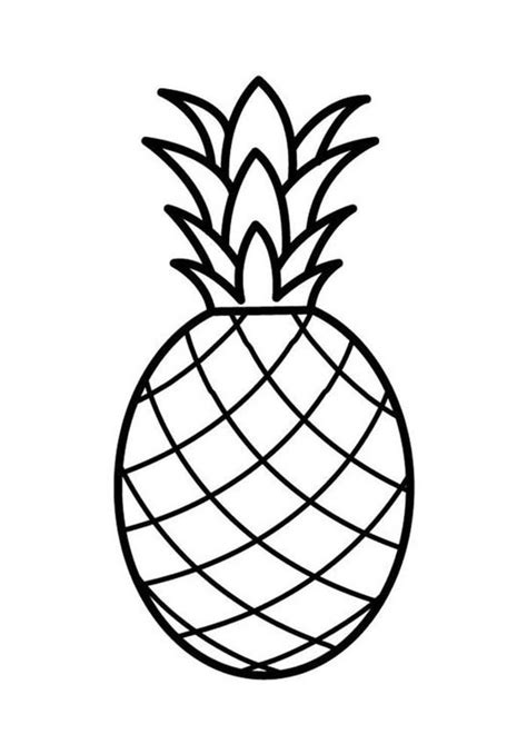 Printable Pineapple Coloring Pages Pdf Pineapple Printable Pineapple Coloring Pages Pdf Pineapple