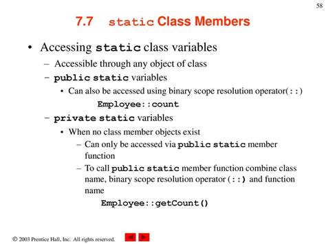 Chapter 7 Classes Part Ii Ppt Download