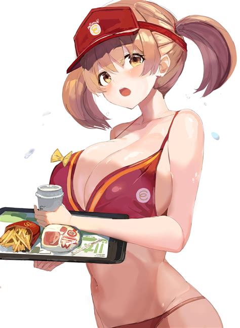 Sasaki Chiho Mcdonald S And More Drawn By Mizuiro Sanshou Danbooru