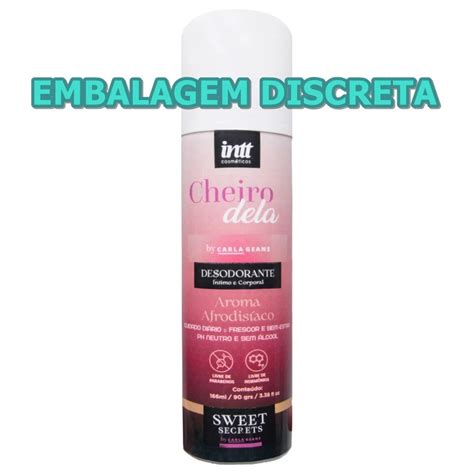 Cheiro Dela Desodorante Corporal Jato Seco 166ml Intt Sweet Secrets By