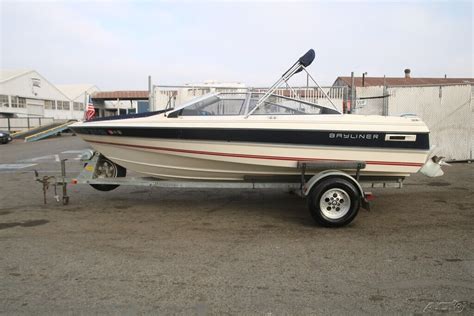 Bayliner Bryuner Boat With Trailer 19 Ft Automatic No Reserve 1986 For