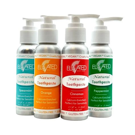 Elevated Xylitol Natural Toothpaste W Pump