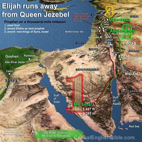 1 Kings 19 Elijah Runs From Jezebel Casual English Bible