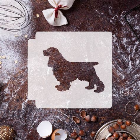 Cocker Spaniel Dog Body 783 A461 Stencil Silhouette Etsy