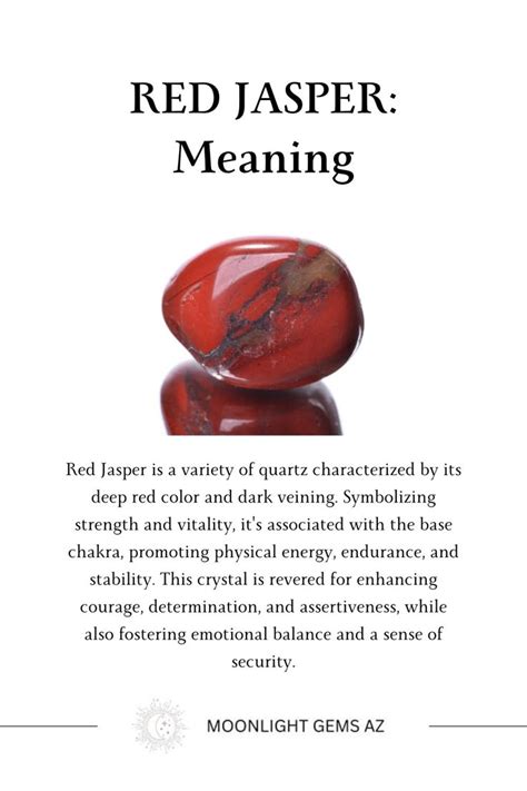 Red Jasper Meaning And Properties Best Healing Crystals Crystals