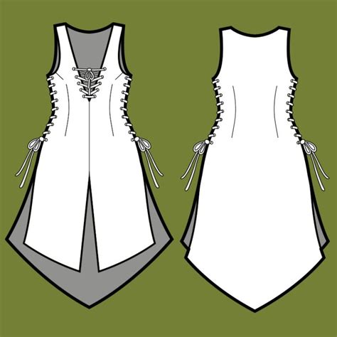 Woodelf Lace Up Tunic Sewing Pattern Pretzl Cosplay