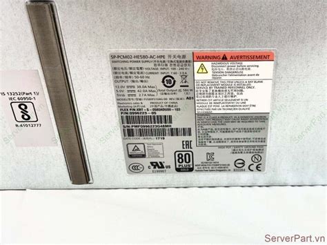 753322 001 756486 001 Sp Pcm02 He580 Ac Hp Bộ Nguồn 3par 8000