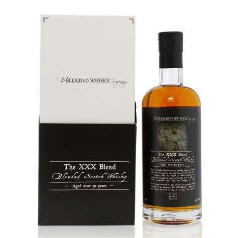 The Xxx Blend 30 Year Old Batch No1 Auction A108594 The Whisky Shop